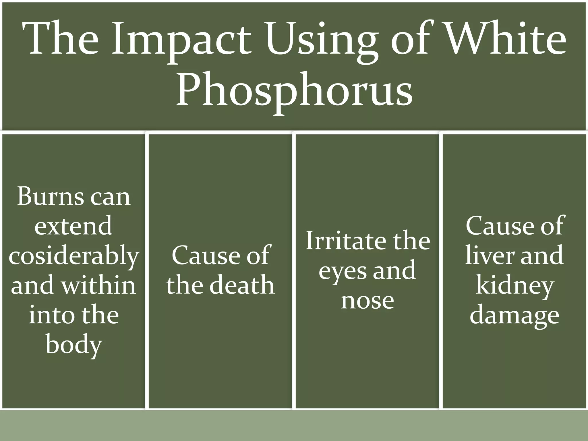 White phosporus final version | PPTX