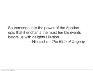 Apollo and Dionysus at Play | PDF