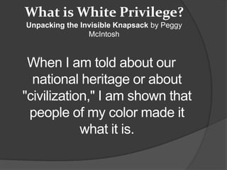 White privilegepowerpoint | PPTX | Debated Sensitive Social Issues ...