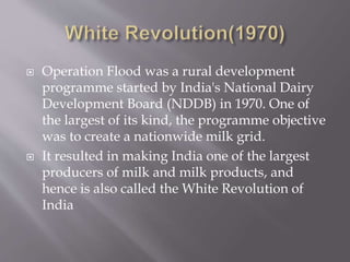 White revolution | PPTX