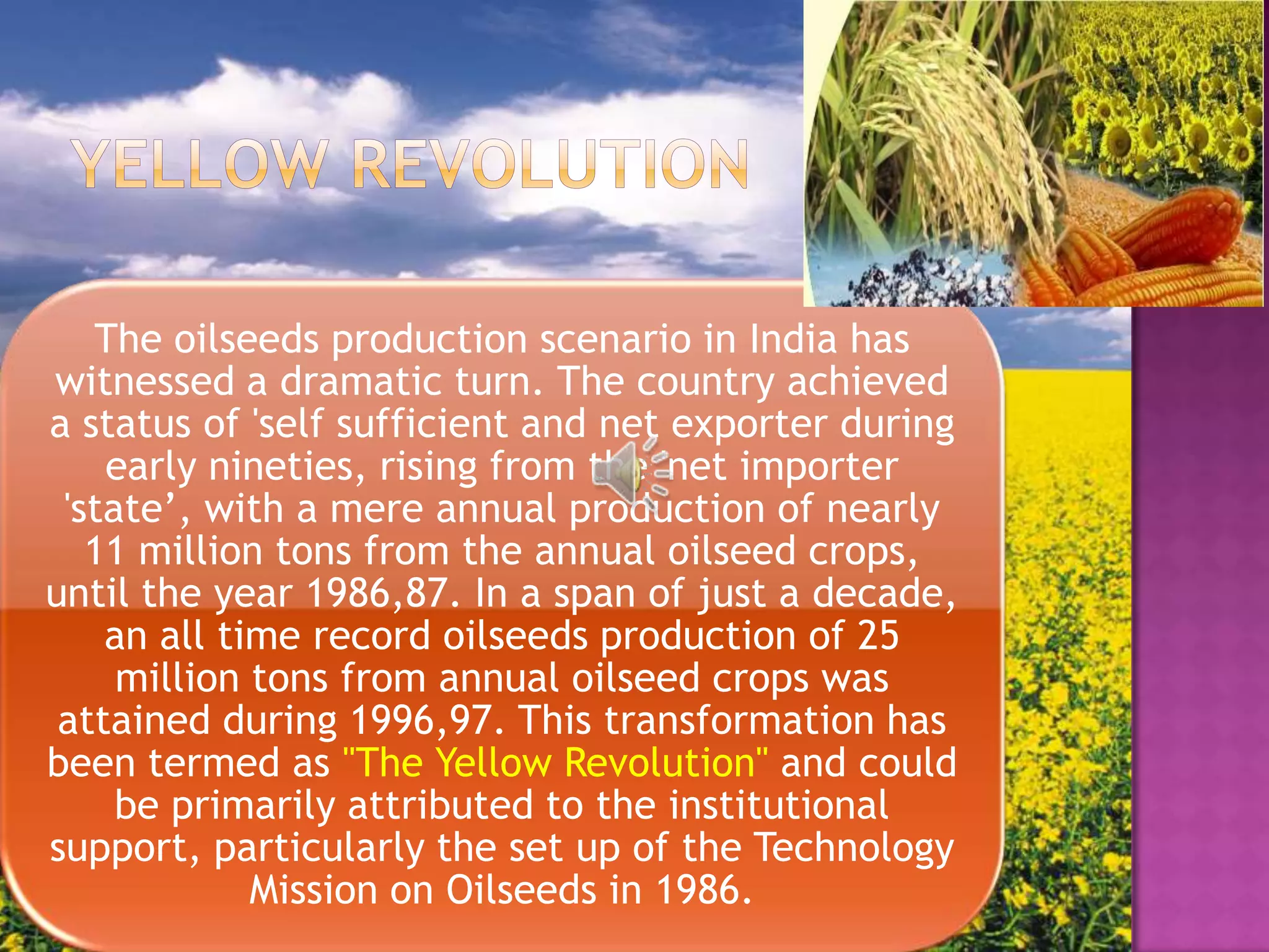 White revolution and yellow revolution1 | PPTX