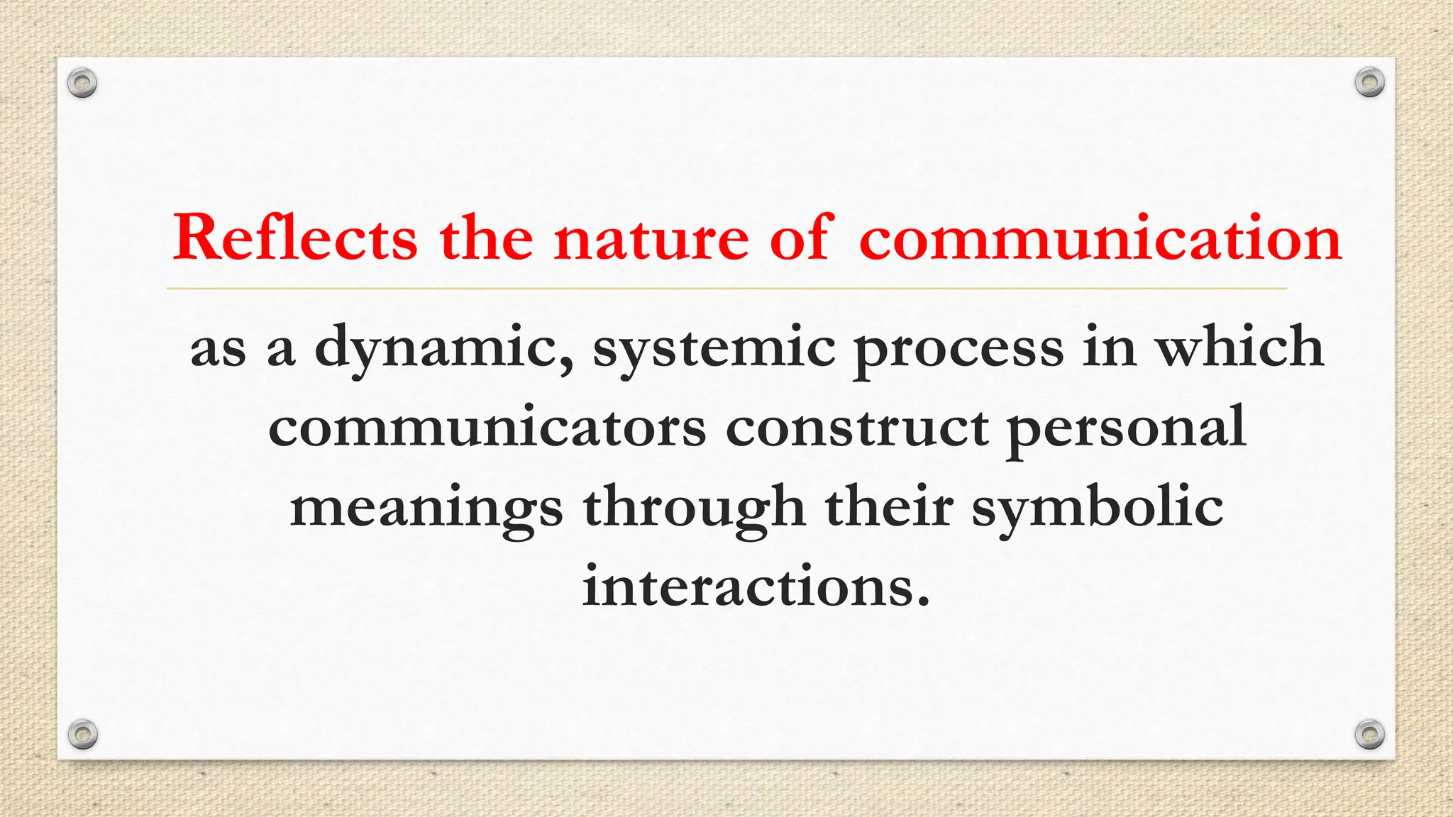 WHITE’S MODEL of COMMUNICATION HUMMS SHS | PPT