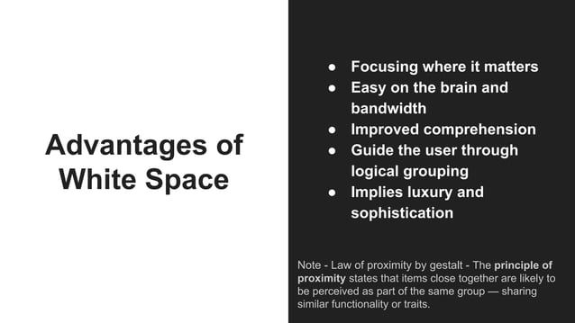 White Space / Negative Space | PPT