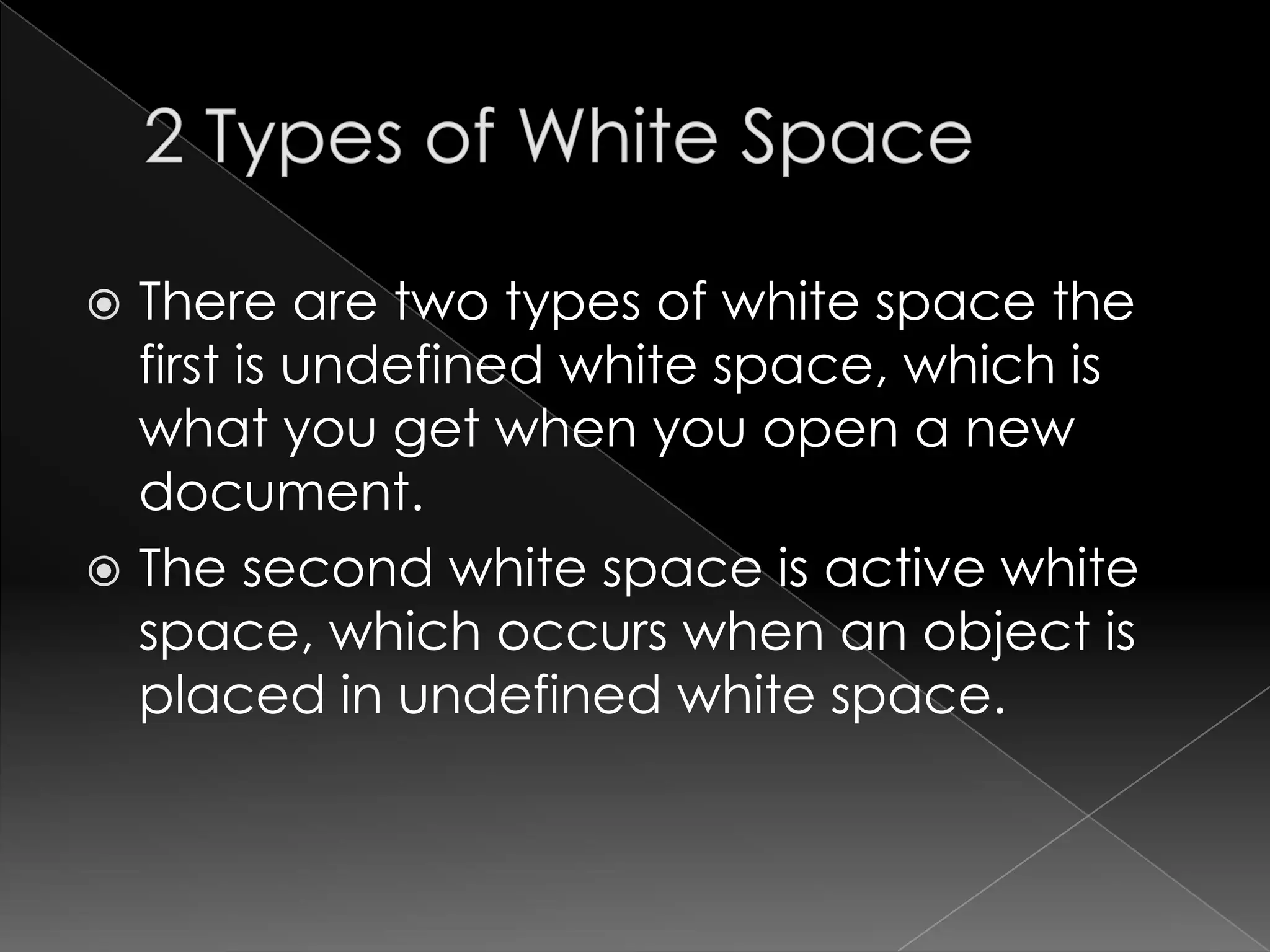 Whitespace a principle of design | PPTX
