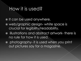 Whitespace a principle of design | PPTX