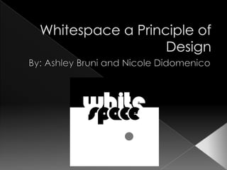 Principles Of Design White Space