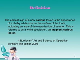 White spot lesion | PPT