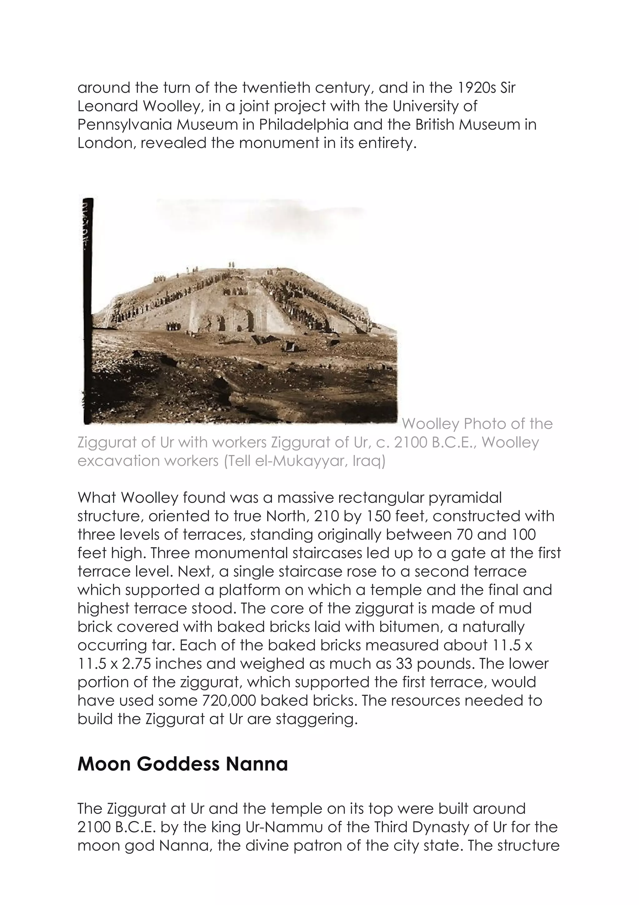 White temple and ziggurat OF UR | PDF