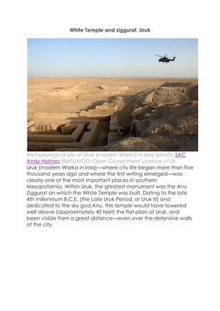 White temple and ziggurat OF UR | PDF