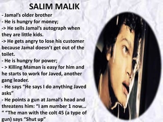 Salim Malik Slumdog Millionaire