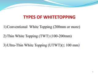 White topping | PPTX