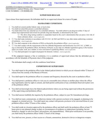 "Honest" Gabe Whitley Sentencing Documents | PDF