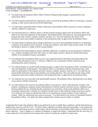 "Honest" Gabe Whitley Sentencing Documents | PDF