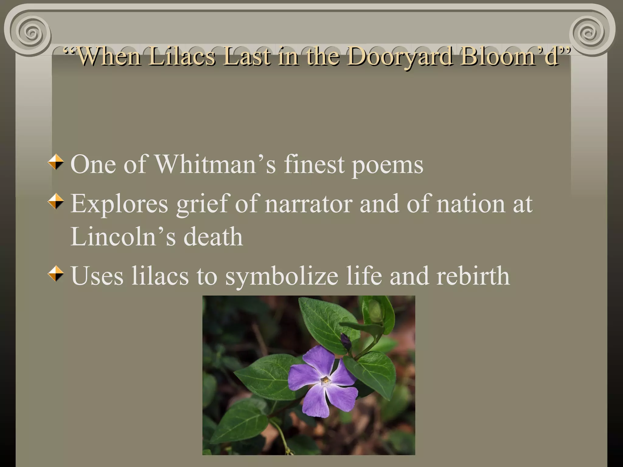 Whitman dickinson | PPT