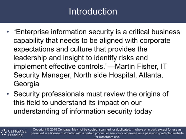Whitman_Ch01.pptx | Information and Network Security | Computing
