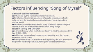 Possessing the Origin of All Poems: A Study on Whitman .pptx