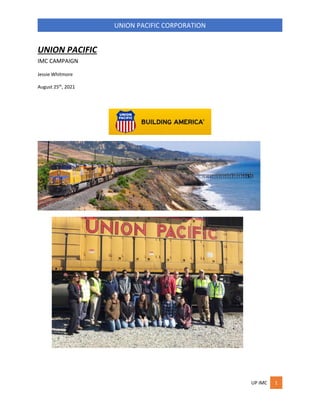 Union Corporation- IMC Marketing Plan | PDF