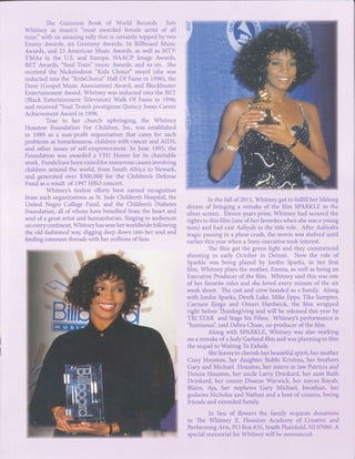 Whitney houston-funeral-program | PDF