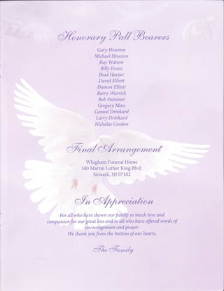Whitney houston-funeral-program | PDF