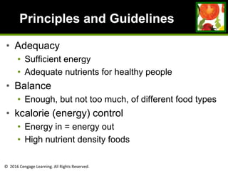 Chapter 2 Planning a Healthy Diet | PPTX