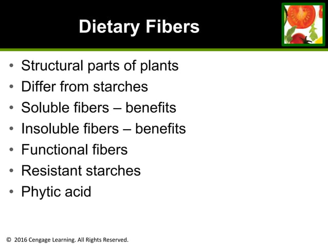 Chapter 4: The Carbohydrates: Sugars, Starches, and Fibers | PPTX