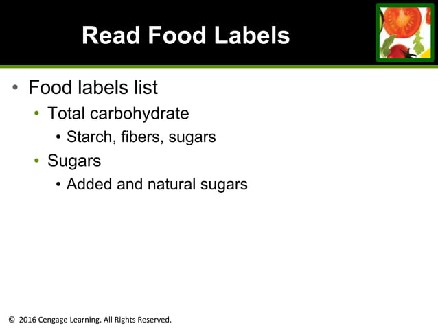 Chapter 4: The Carbohydrates: Sugars, Starches, and Fibers | PPTX