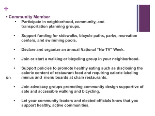 Whi u3 changing physical activity behaviour | PPTX | Healthy Living