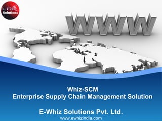 Manufacturing ERP Software - WhizSCM | PPT