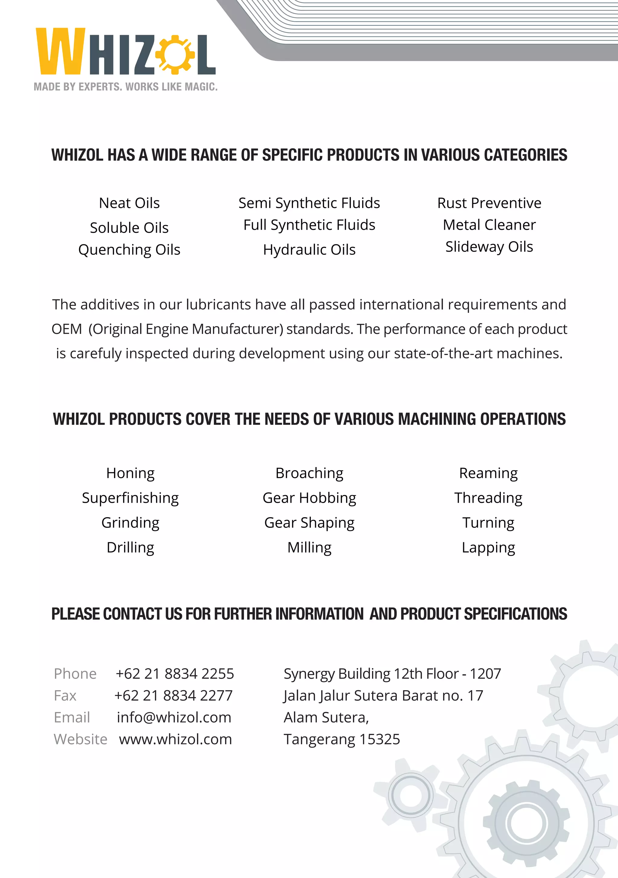 Whizol flyer quick | PDF