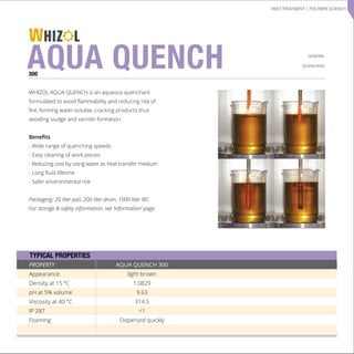 Whizol product cat 03 14 | PDF | Chemistry | Science