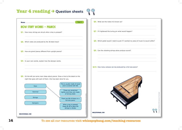 Whizz Pop Bang primary science teaching resources sample pack | PDF
