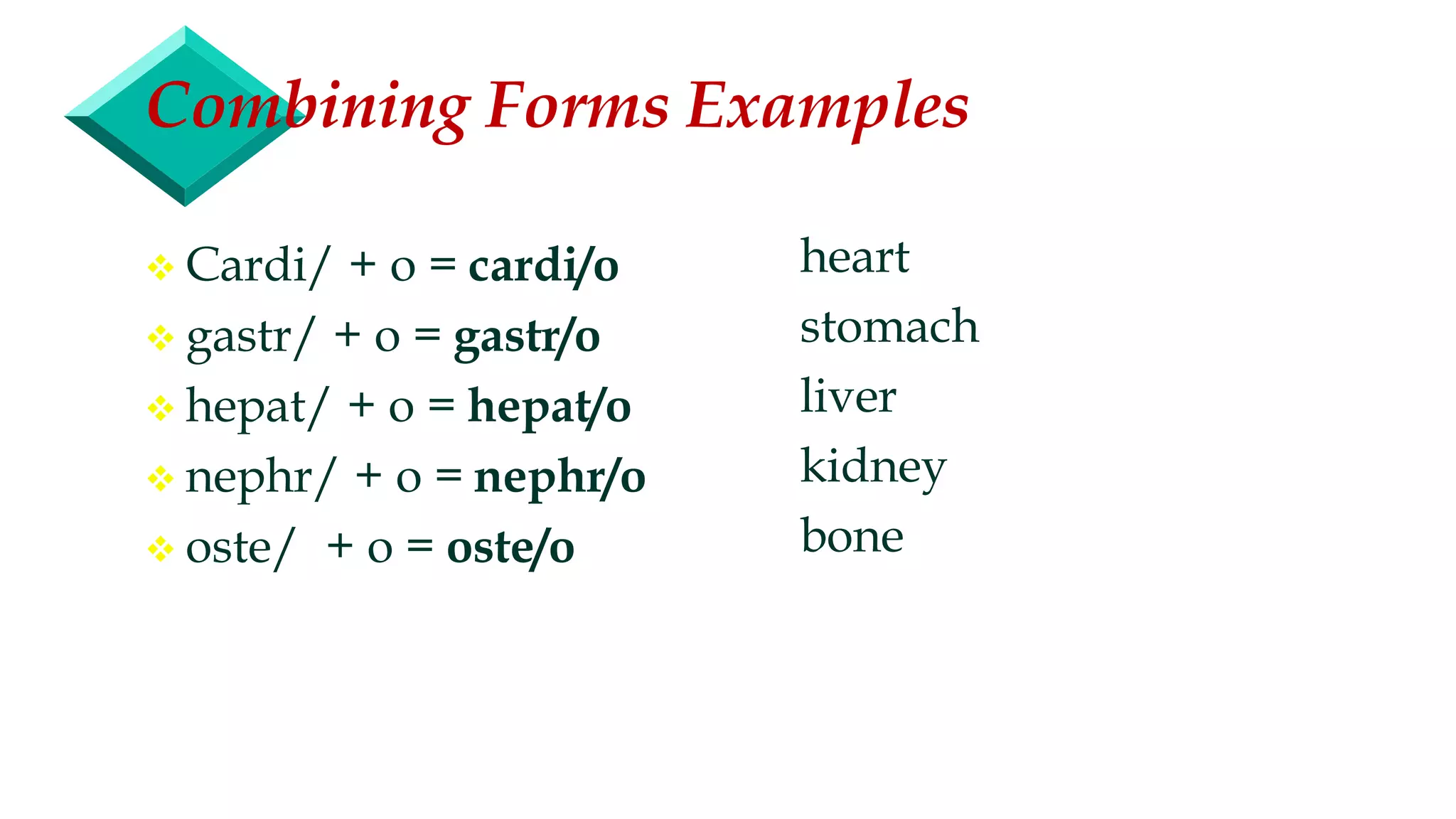 Medical Terminology | PDF