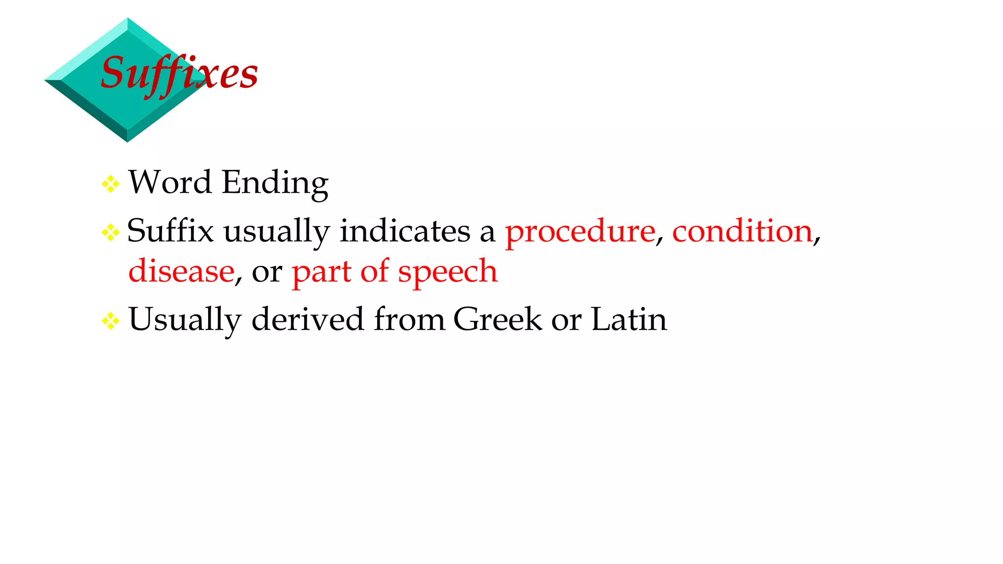 Medical Terminology | PDF