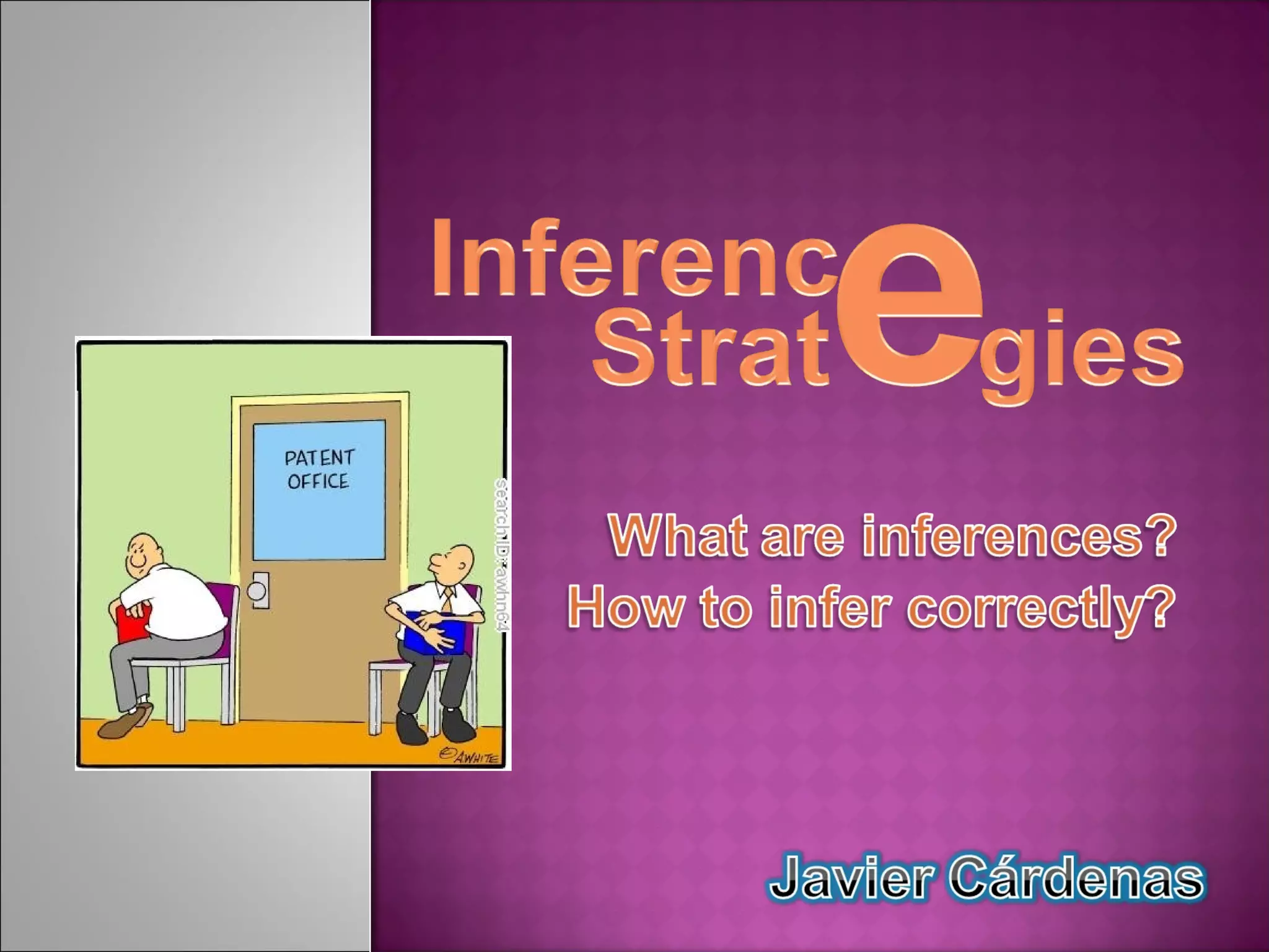 Making inferences (definition, strategies, exercises) | PPT
