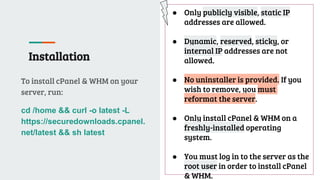 whm and cpanel case study by Ajinkya.pptx