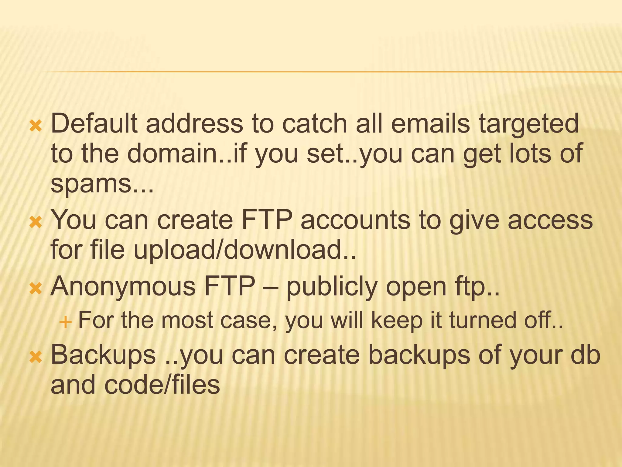 Whm and cpanel overview hosting control panel overview | PPTX | Web Hosting | Internet