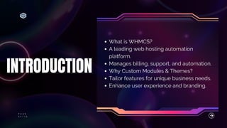 whmcs custom module and theme development.pdf