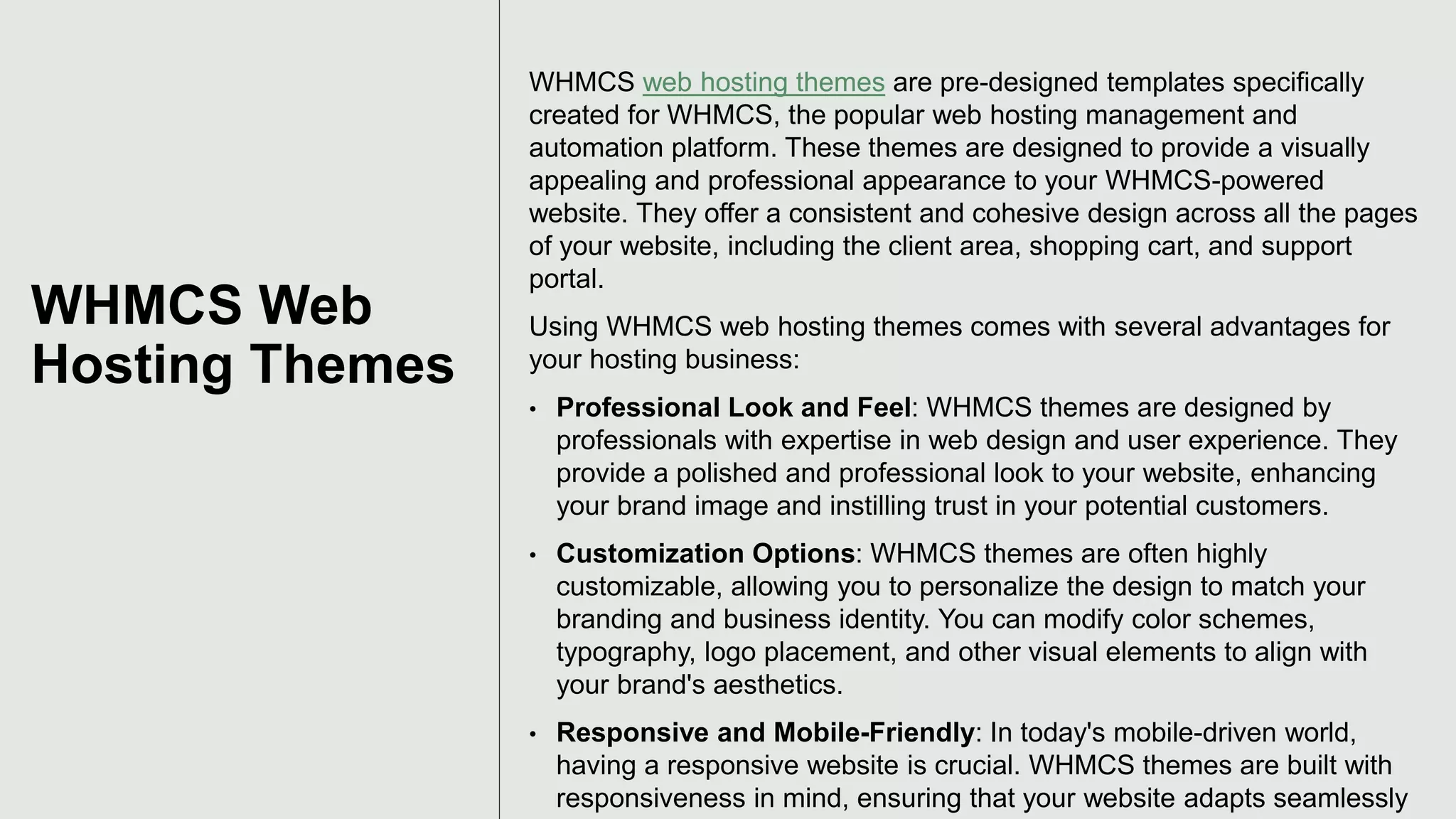 WHMCS Module and Custom Development | PPT