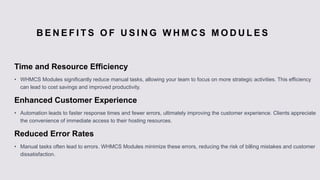 WHMCS Modules | PPTX