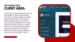 Dynamic WHMCS Themes From WHMCS DADDY. | PDF | Web Hosting | Internet