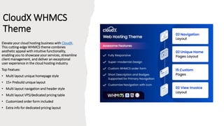WHMCS Web Hosting Theme | PPTX