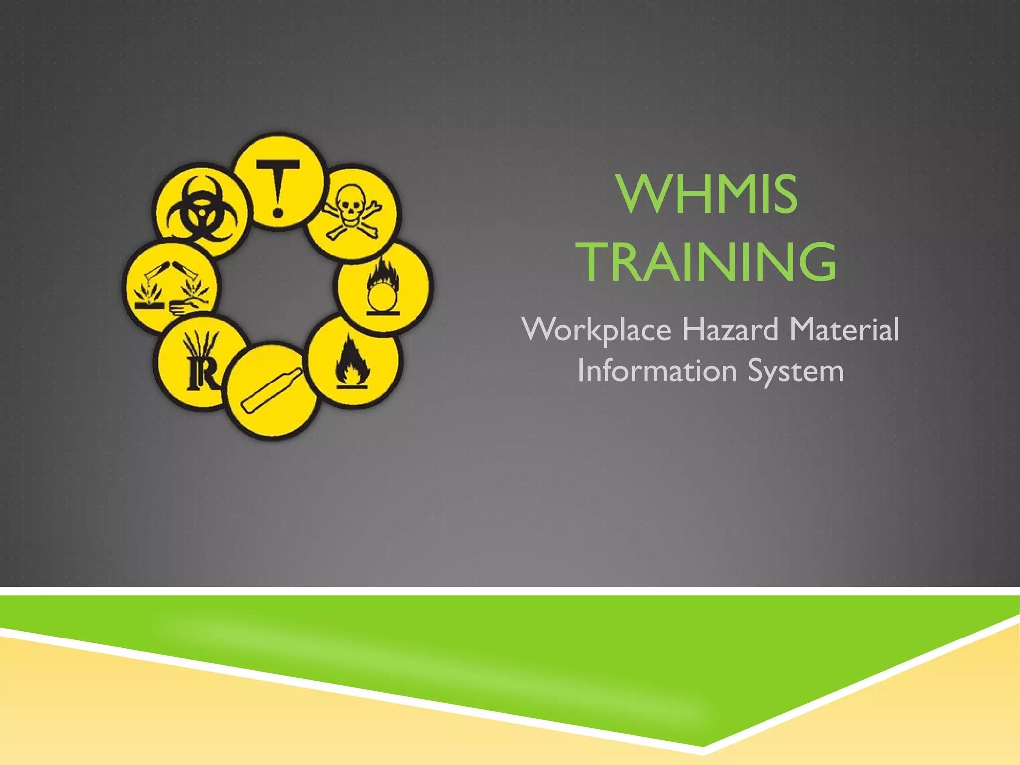 BUSU WHMIS Training Presentation | PPT