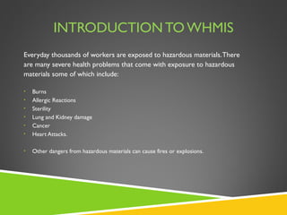 BUSU WHMIS Training Presentation | PPT