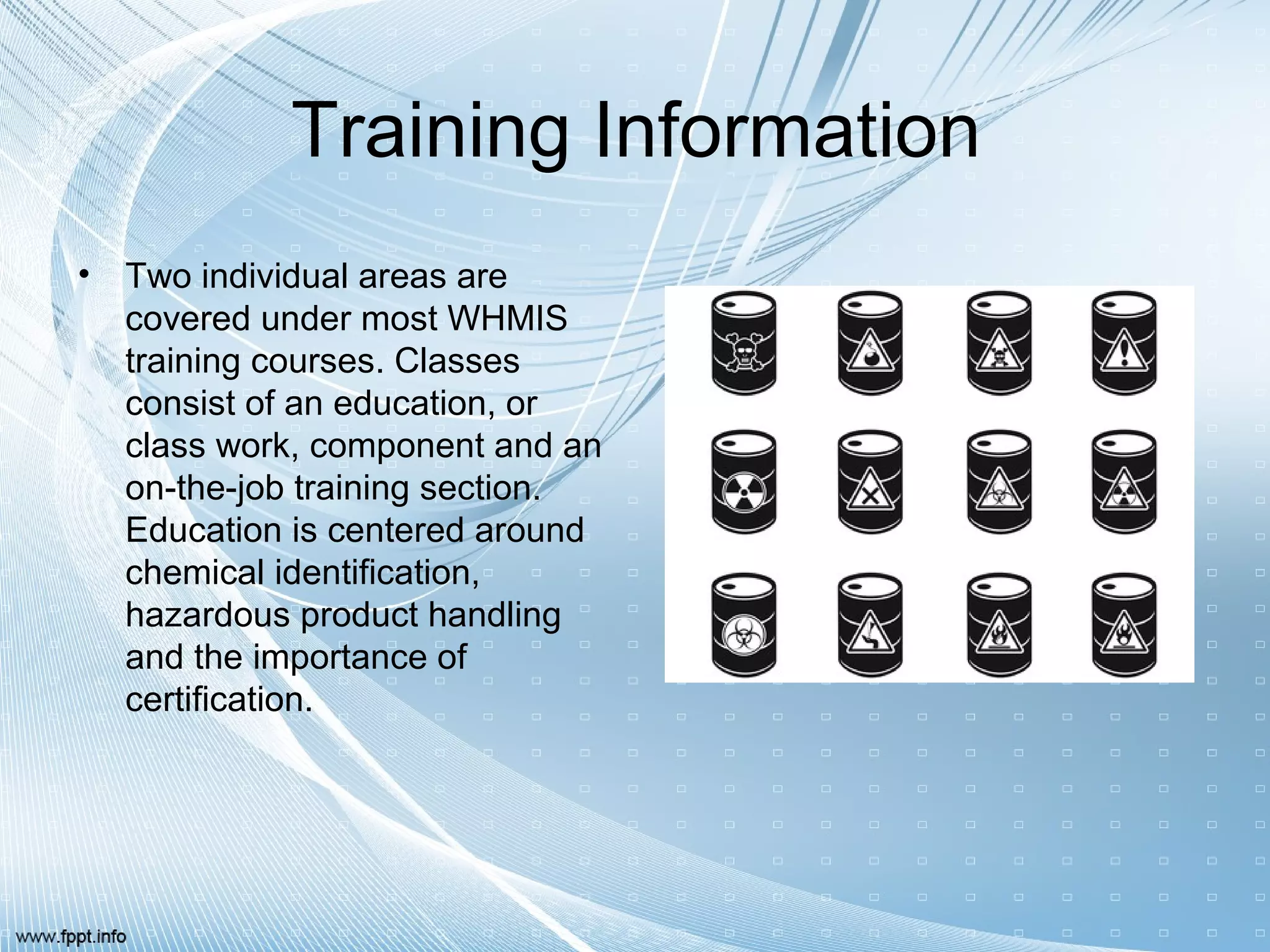 Whmis certification an overview | PPT
