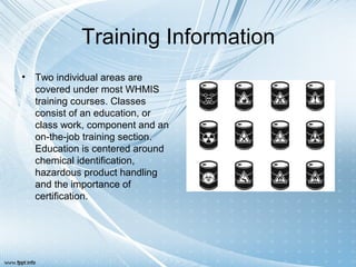 Whmis certification an overview | PPT | Free Download