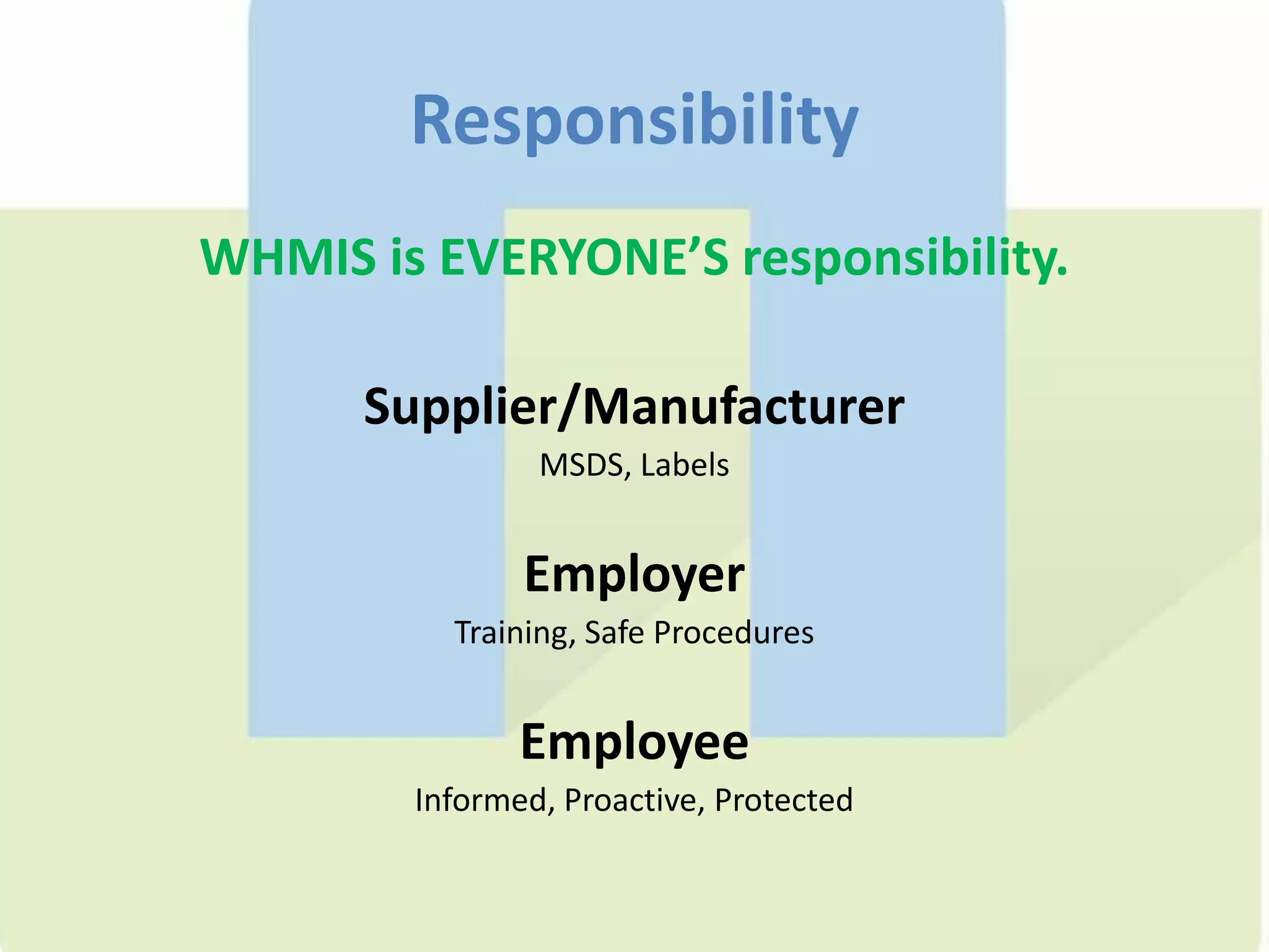 Whmis presentation | PPTX