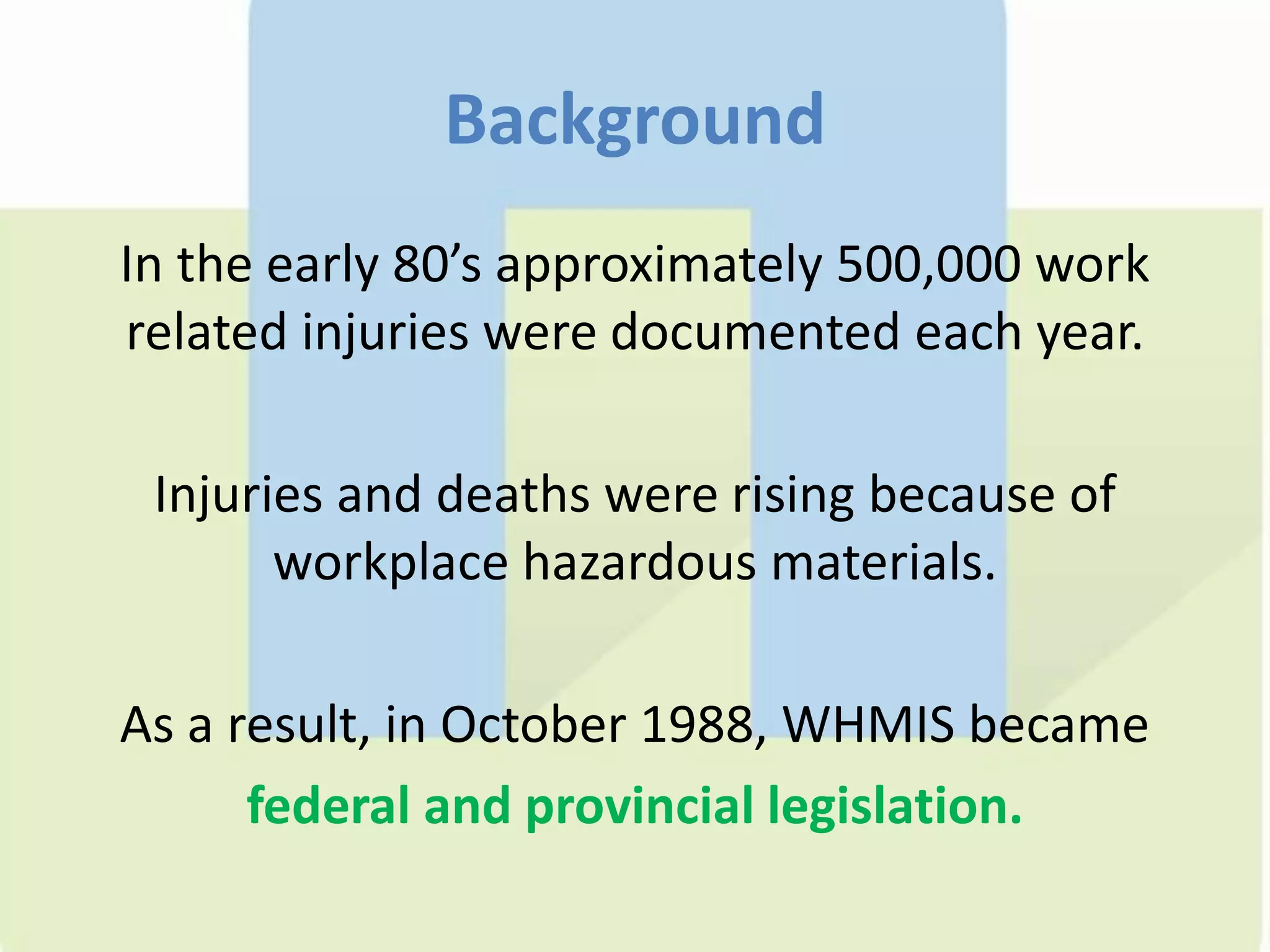 Whmis presentation | PPTX