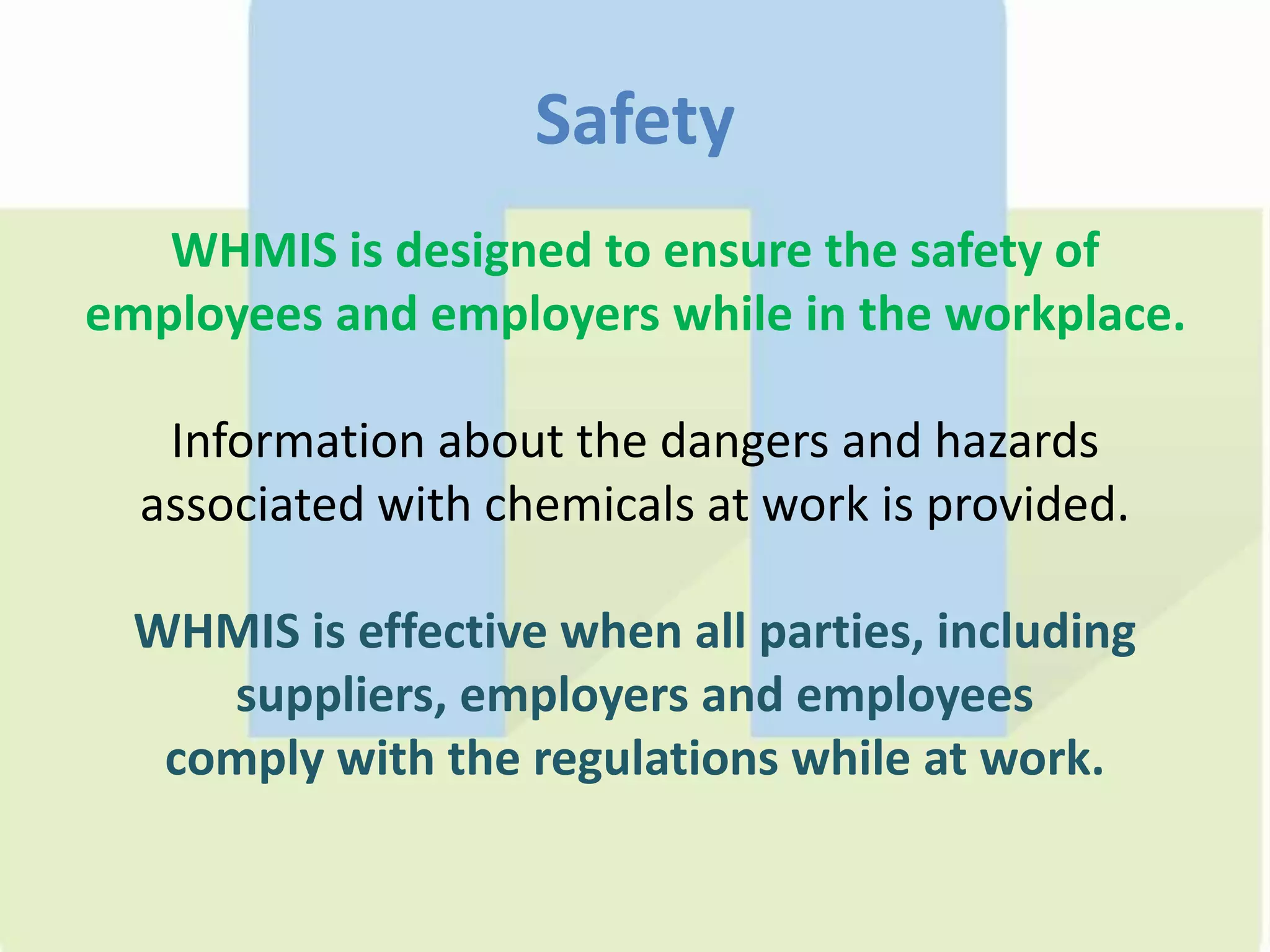 Whmis presentation | PPTX