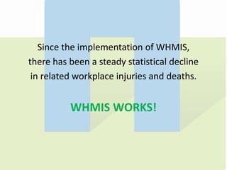 Whmis presentation | PPTX