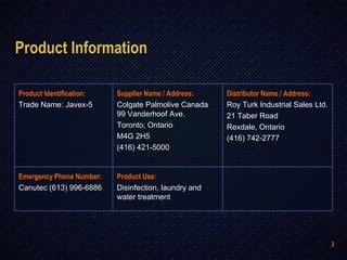 Whmis safety training 3 | PPT | First Aid | Injuries